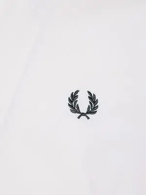 Fred Perry Cotton T-shirt With Embroidered Logo - Nude