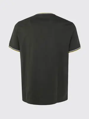 Fred Perry Cotton T-shirt With Logo - Green