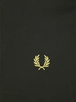 Fred Perry Cotton T-shirt With Logo - Green