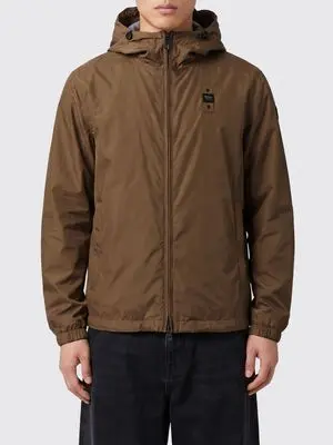 BLAUER. Cotton Lined Nylon Windbreaker Jacket - Brown