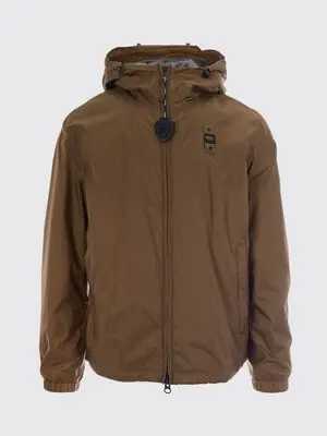 BLAUER. Cotton Lined Nylon Windbreaker Jacket - Brown