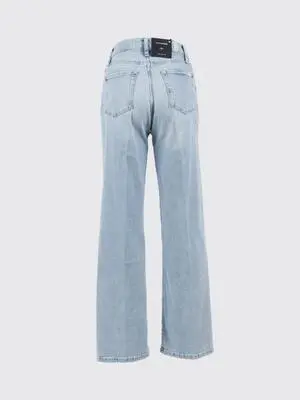 7 For All Mankind Denim Straight Leg Jeans - Blue