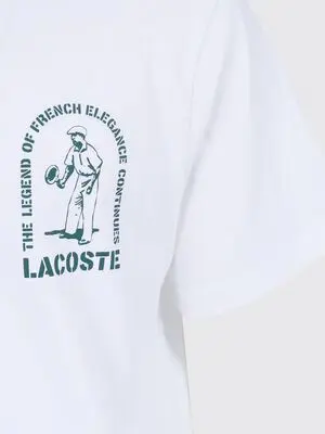 Lacoste Cotton T-shirt With Logo