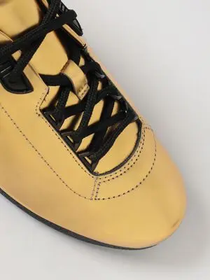 Moschino Laminated Leather Sneakers