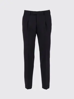 PT TORINO Stretch Virgin Wool Tailored Trousers - Blue