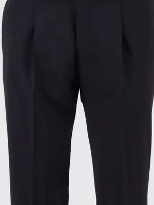 PT TORINO Stretch Virgin Wool Tailored Trousers - Blue