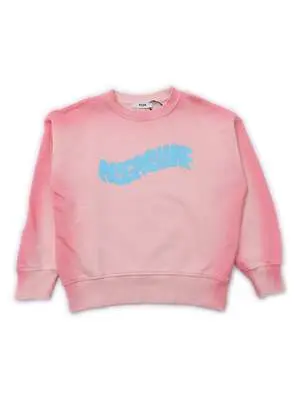 MSGM Airbrushed Sweatshirt - Red