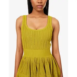 Alaïa Crinoline Knitted Mini Dress