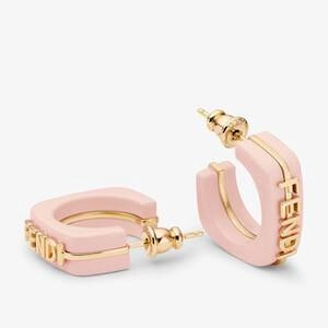 Fendi Graphy Hoop Earrings