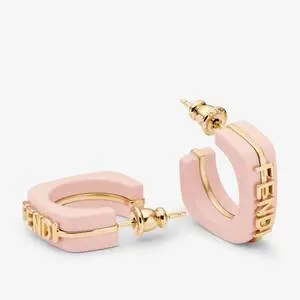 Fendi Graphy Hoop Earrings