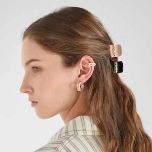 Fendi Graphy Hoop Earrings