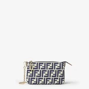 Fendi Ff Jacquard Baguette Pouch