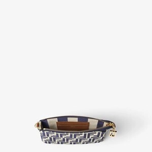 Fendi Ff Jacquard Baguette Pouch