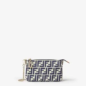 Fendi Ff Jacquard Baguette Pouch