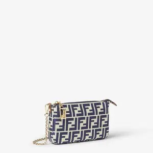 Fendi Ff Jacquard Baguette Pouch