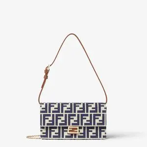Fendi Wallet On Chain Baguette - Blue