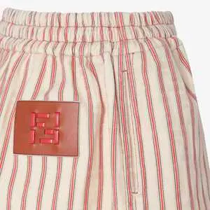 Fendi Ff Denim Shorts