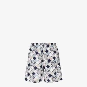 Fendi Ff Check Motif Swim Shorts - Multicolour