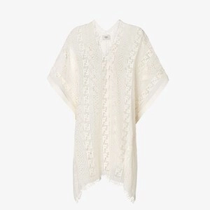 Fendi Ff Poncho - White