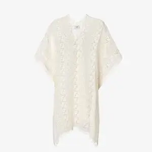 Fendi Ff Poncho - White