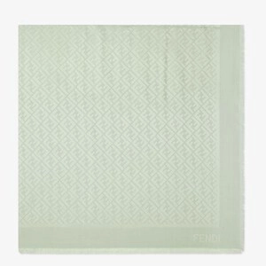 Fendi Ff Shawl - Green