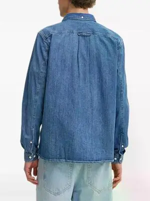 Marc O'polo Buttoned Patch-pocket Shirt - Blue