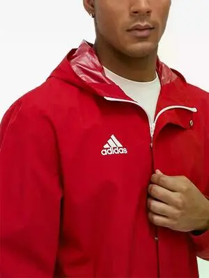 Adidas Hooded Zip Jacket - Red