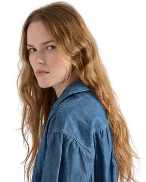 Prada Chambray Jumpsuit - Blue