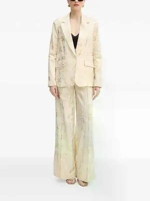 SILVIAN HEACH Printed Wide Leg Trousers