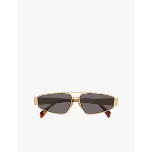 Celine Square-frame Metal Sunglasses