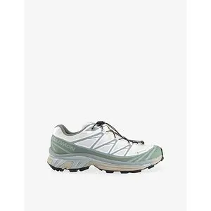SALOMON XT-6 GTX Woven Trainers White Green Milieu Ice F