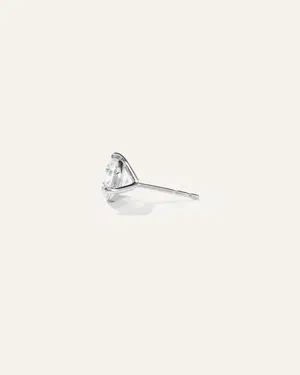Quince 14k Gold Lab Grown Diamond Martini Studs 2ctw - White Gold