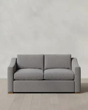 Quince Hollis Slope Arm Sofa Ash