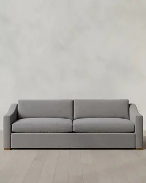 Quince Hollis Slope Arm Sofa Ash