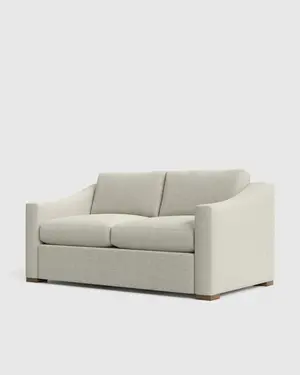 Quince Hollis Slope Arm Sofa - Flax