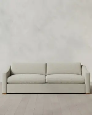Quince Hollis Slope Arm Sofa - Flax