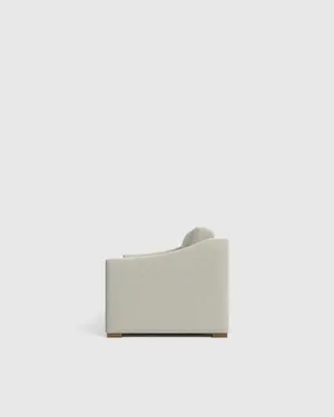 Quince Hollis Slope Arm Sofa - Flax