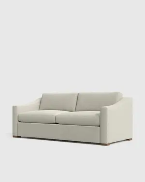 Quince Hollis Slope Arm Sofa - Flax