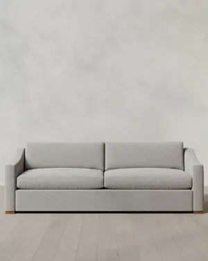 Quince Hollis Slope Arm Sofa Fog