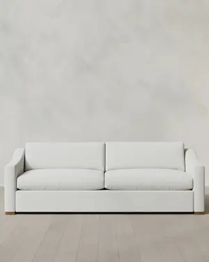 Quince Hollis Slope Arm Sofa Snow