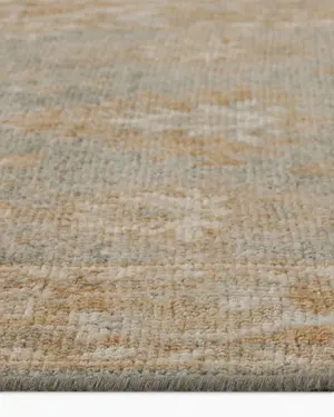 Quince Grayson Hand-knotted Wool Rug - Green