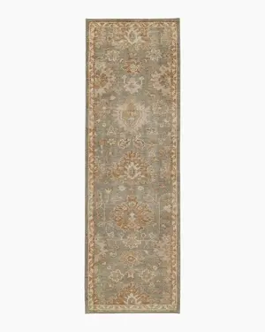 Quince Grayson Hand-knotted Wool Rug - Green