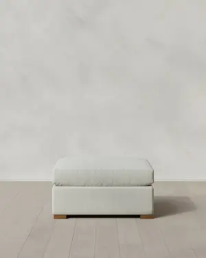 Quince Hollis Slope Arm Ottoman - Sorrell