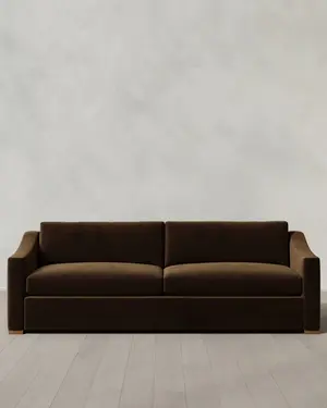 Quince Hollis Slope Arm Sofa - Java