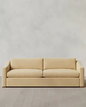 Quince Hollis Slope Arm Sofa Linen