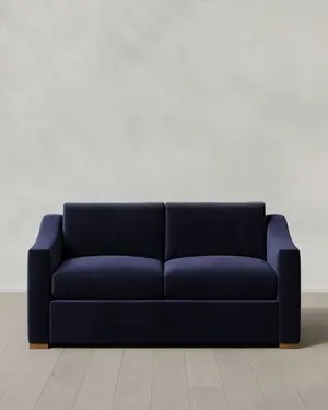 Quince Hollis Slope Arm Sofa Midnight