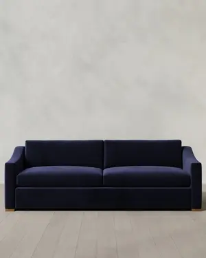 Quince Hollis Slope Arm Sofa Midnight