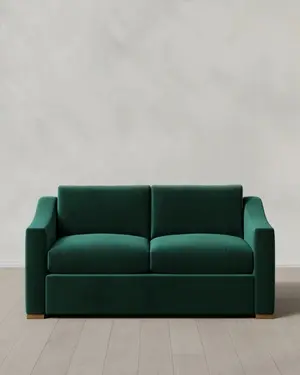 Quince Hollis Slope Arm Sofa Spruce