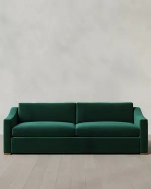 Quince Hollis Slope Arm Sofa Spruce