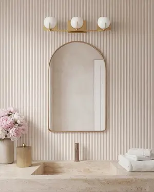 Quince Deco Glass Globe Vanity Sconce